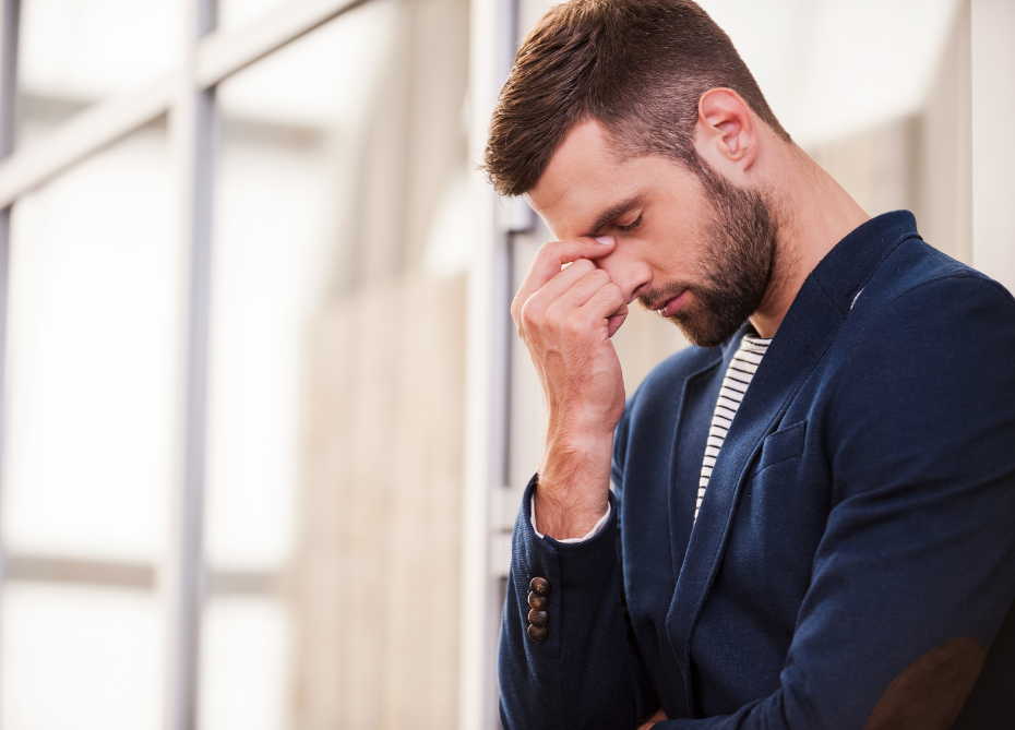 Why do some men avoid seeking help with their mental health?